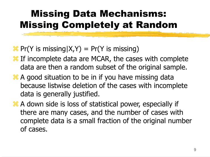 PPT - Handling Missing Data PowerPoint Presentation - ID:684913