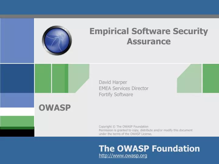 PPT - Empirical Software Security Assurance PowerPoint Presentation ...