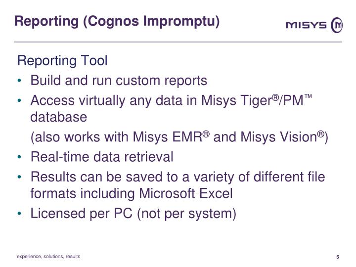 PPT - Fundamentals of Misys Query (Tiger and PM) PowerPoint ...