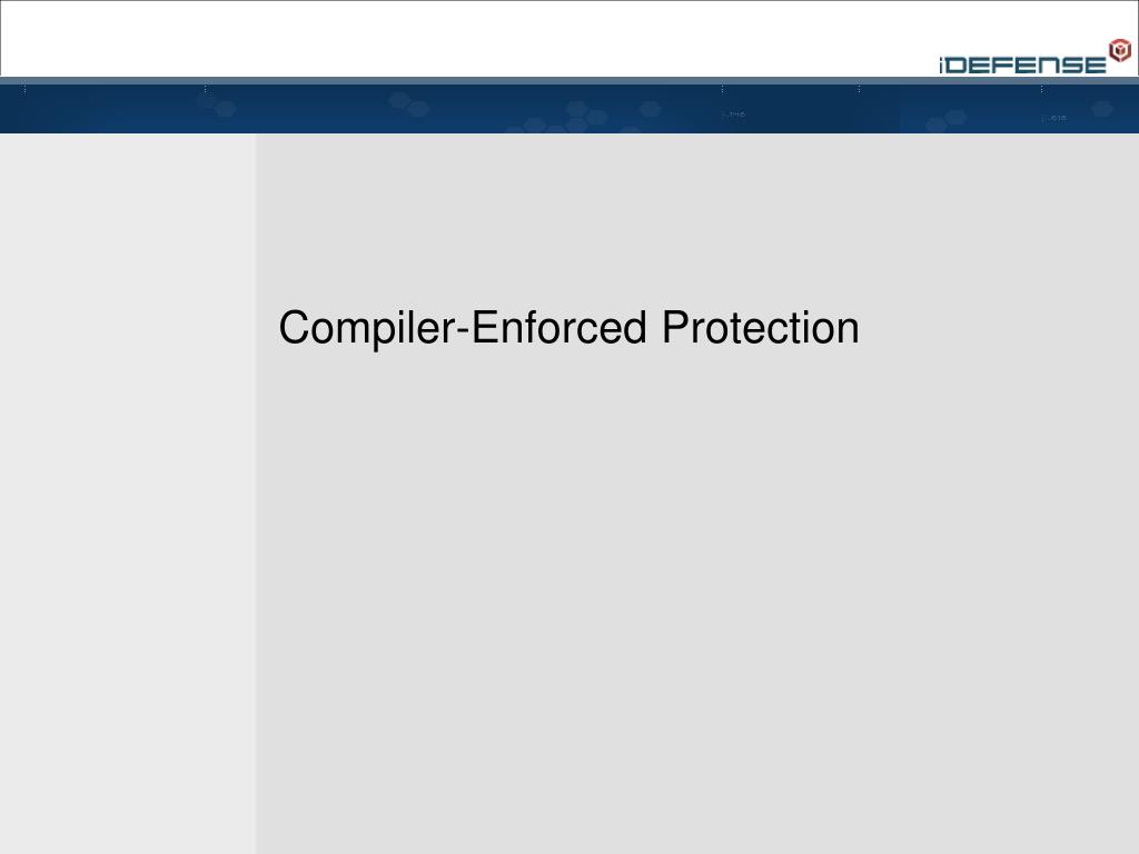 Ppt A Comparison Of Buffer Overflow Prevention Implementations And Their Weaknesses Powerpoint