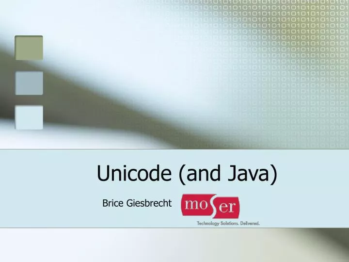 PPT - Unicode (and Java) PowerPoint Presentation, free download - ID:686158