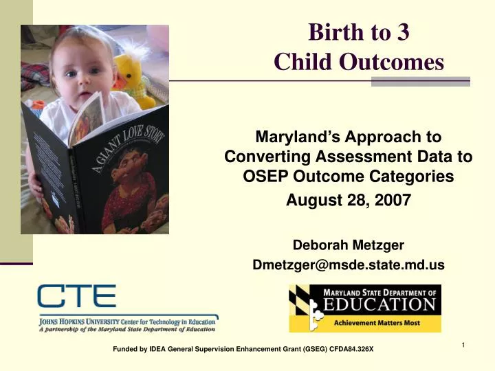 PPT - Birth to 3 Child Outcomes PowerPoint Presentation, free download ...