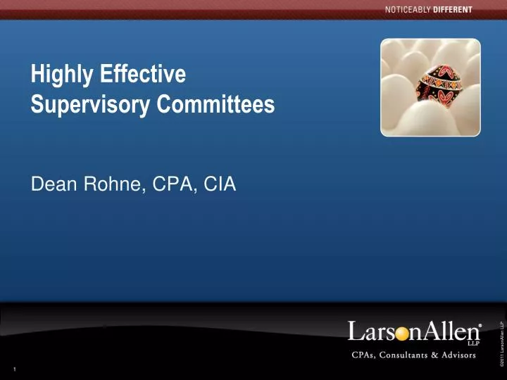 PPT - Highly Effective Supervisory Committees PowerPoint Presentation ...