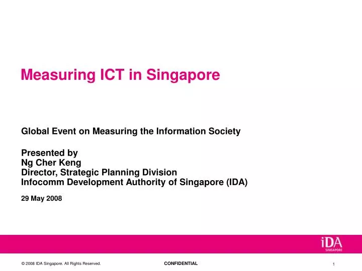 PPT - Measuring ICT in Singapore PowerPoint Presentation, free download ...