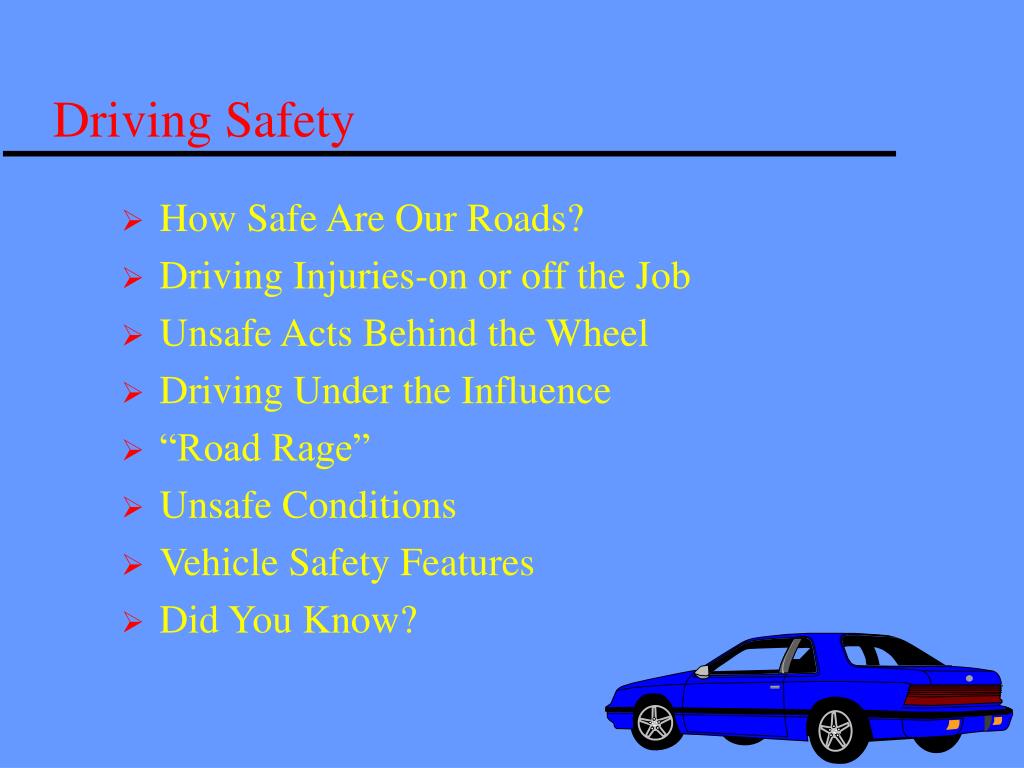 Ppt Driving Safety Powerpoint Presentation Free Download Id 686761