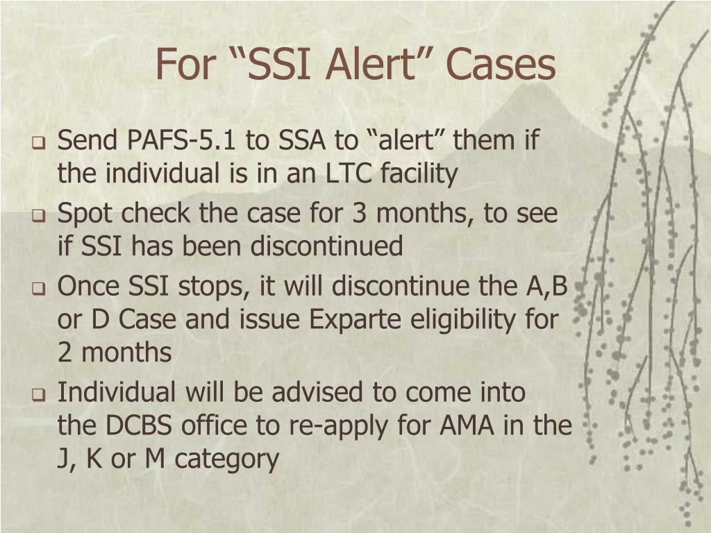 PPT - Long Term Care for SSI Individuals PowerPoint Presentation, free ...