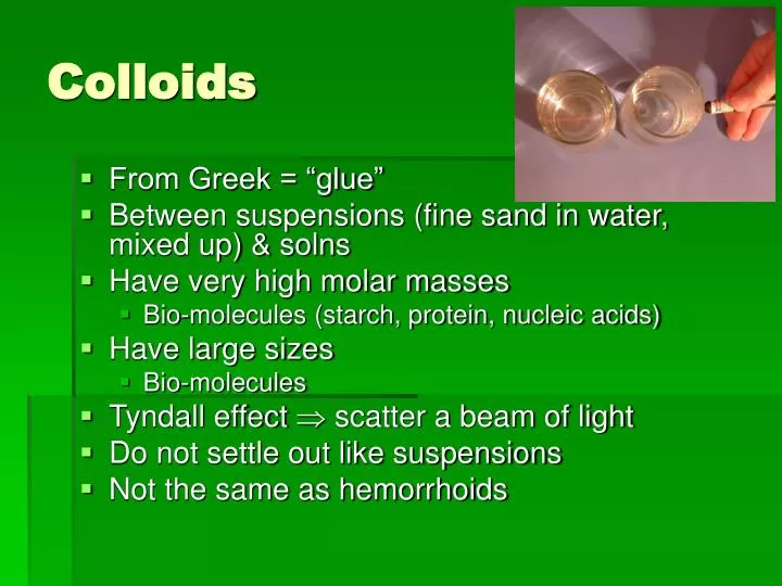 PPT - Colloids PowerPoint Presentation, free download - ID:687032