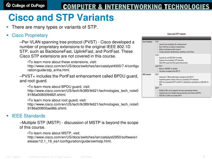 PPT - Implement Spanning Tree Protocols PART-II PowerPoint Presentation ...