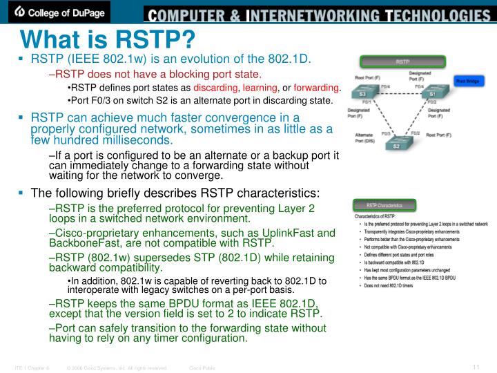 PPT - Implement Spanning Tree Protocols PART-II PowerPoint Presentation ...
