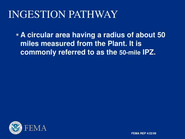 PPT - Radiological Emergency Preparedness (REP) Ingestion Pathway ...