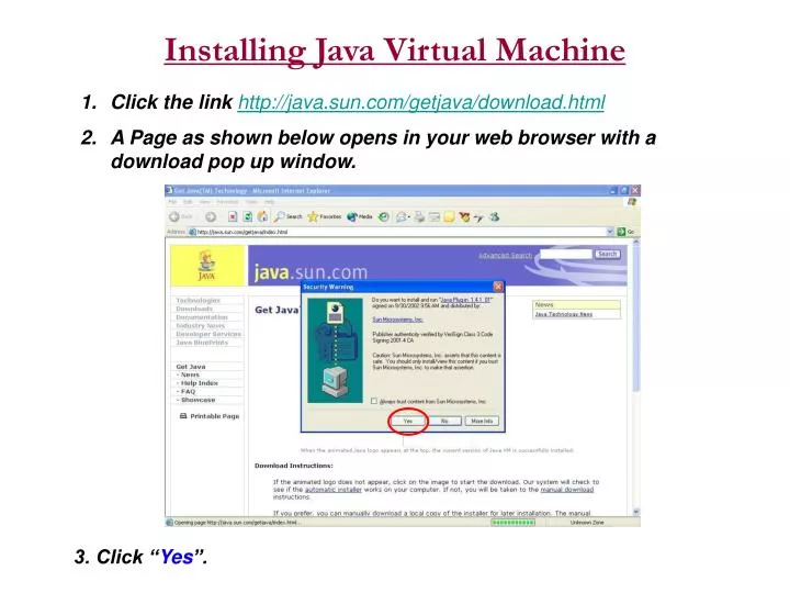 PPT - Installing Java Virtual Machine PowerPoint Presentation, free ... PPT - Installing Java Virtual Machine PowerPoint Presentation, free ...
