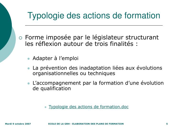 PPT - ELABORATION DU PLAN DE FORMATION PowerPoint Presentation - ID:690586
