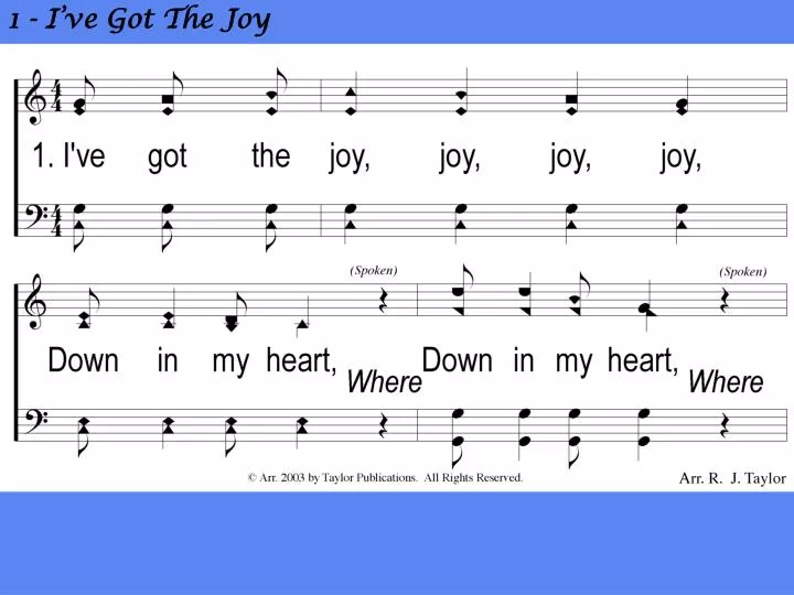 PPT - 1-1 I have the Joy PowerPoint Presentation, free download - ID:690616