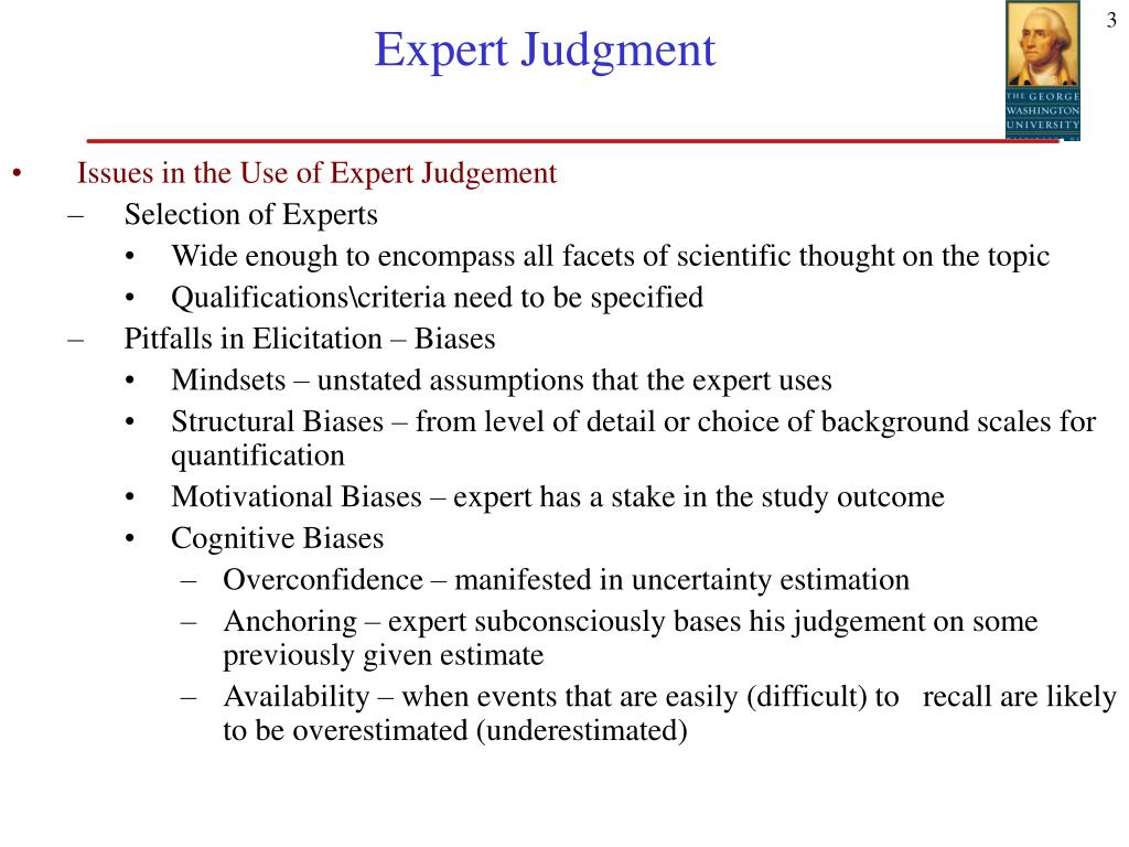 PPT - Expert Judgment PowerPoint Presentation, free download - ID:693864 PPT - Expert Judgment PowerPoint Presentation, free download - ID:693864