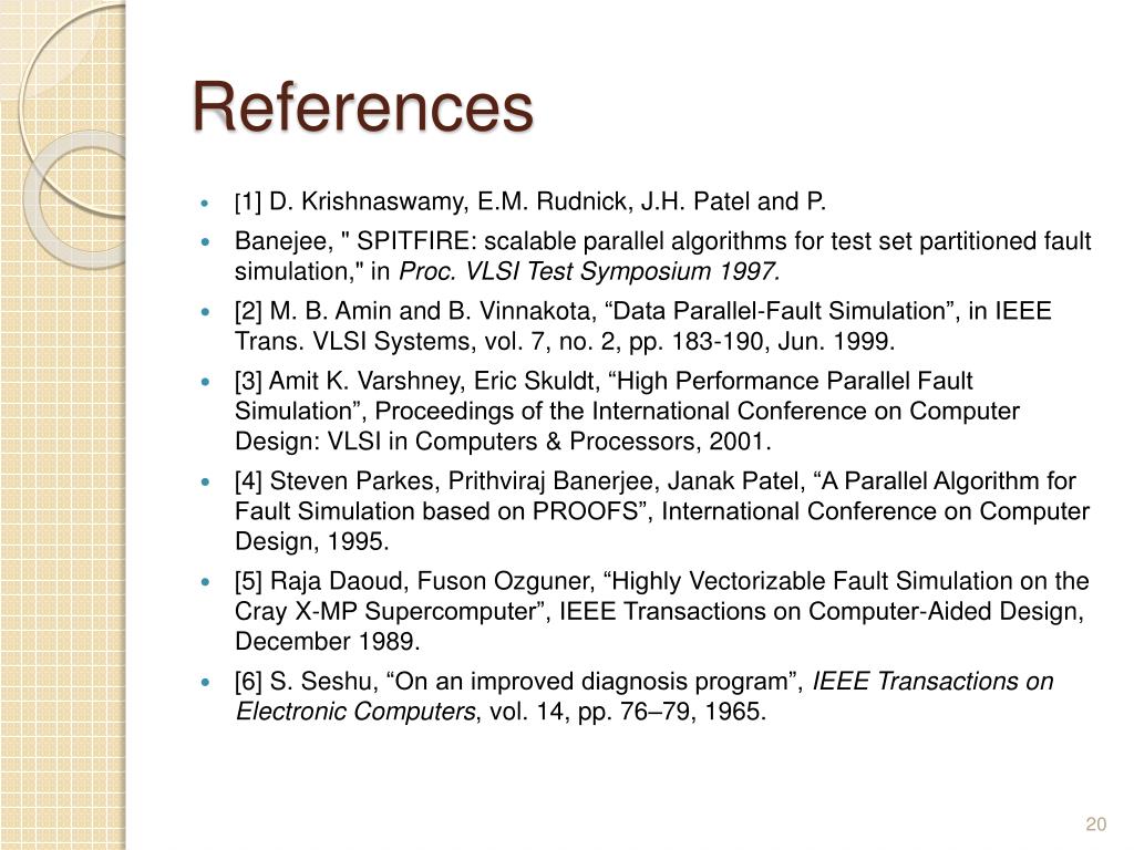 Ppt Parallel Fault Simulation Using Verilog Pli Powerpoint Presentation Id696115