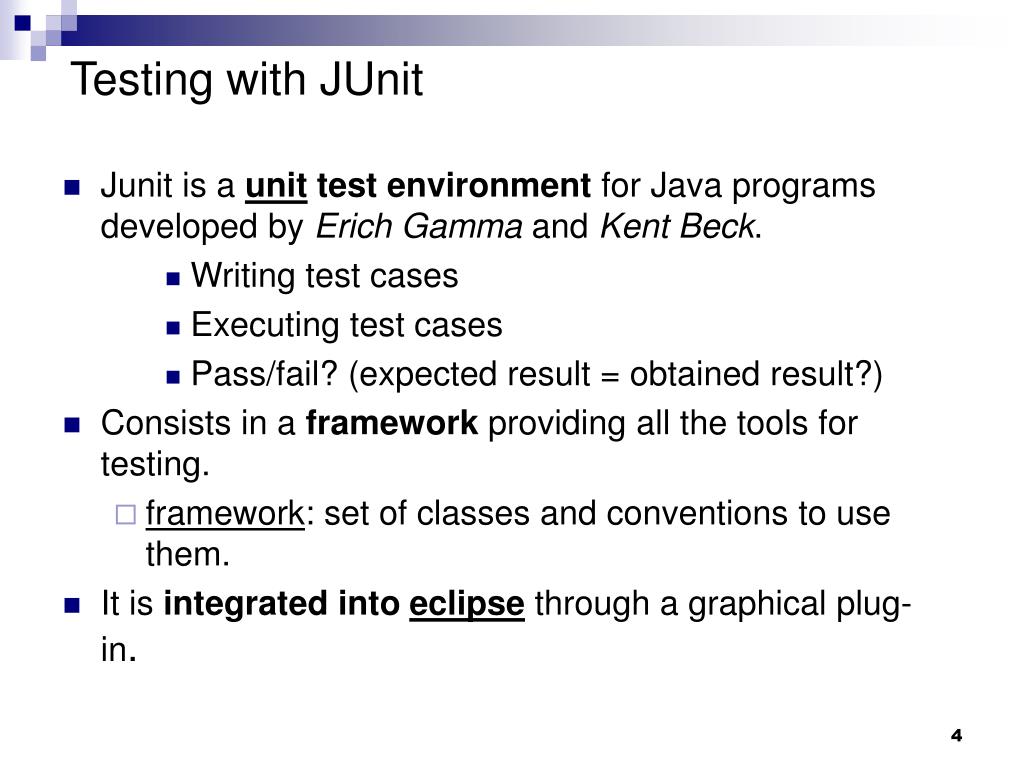 PPT - Unit Testing with JUnit PowerPoint Presentation, free download ... PPT - Unit Testing with JUnit PowerPoint Presentation, free download ...