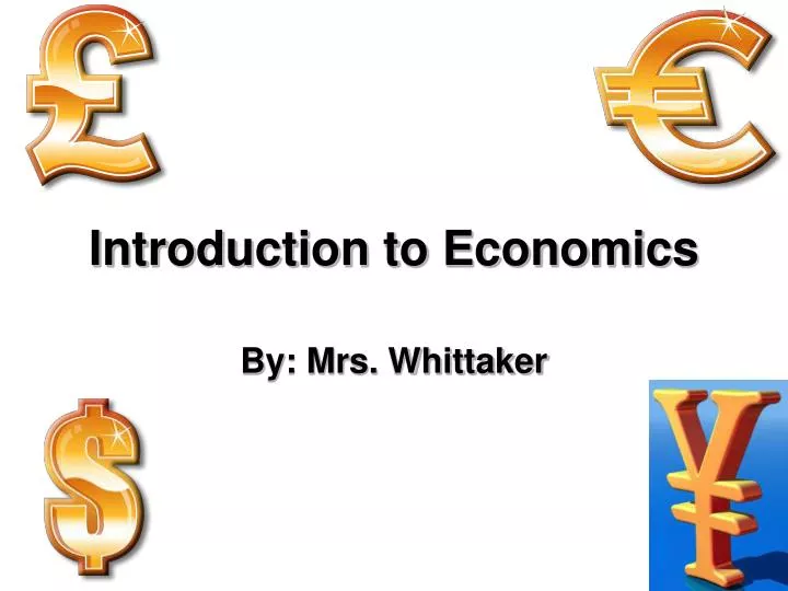 PPT - Introduction to Economics PowerPoint Presentation, free download ...