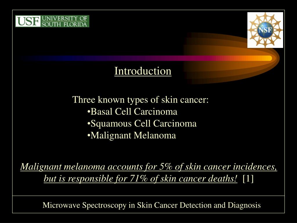 PPT - Microwave Spectroscopy in Skin Cancer Detection and Diagnosis ...