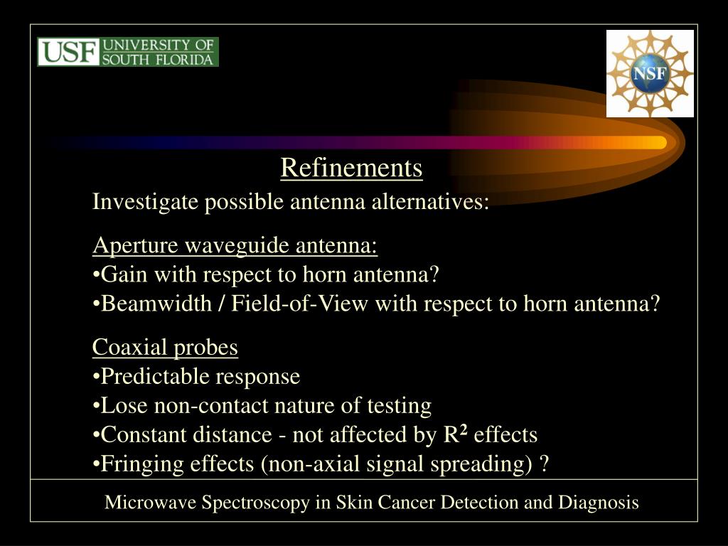 PPT - Microwave Spectroscopy in Skin Cancer Detection and Diagnosis ...
