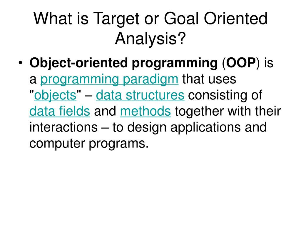 Ppt Difference Between Structured Analysis And Object Oriented Analysis Powerpoint