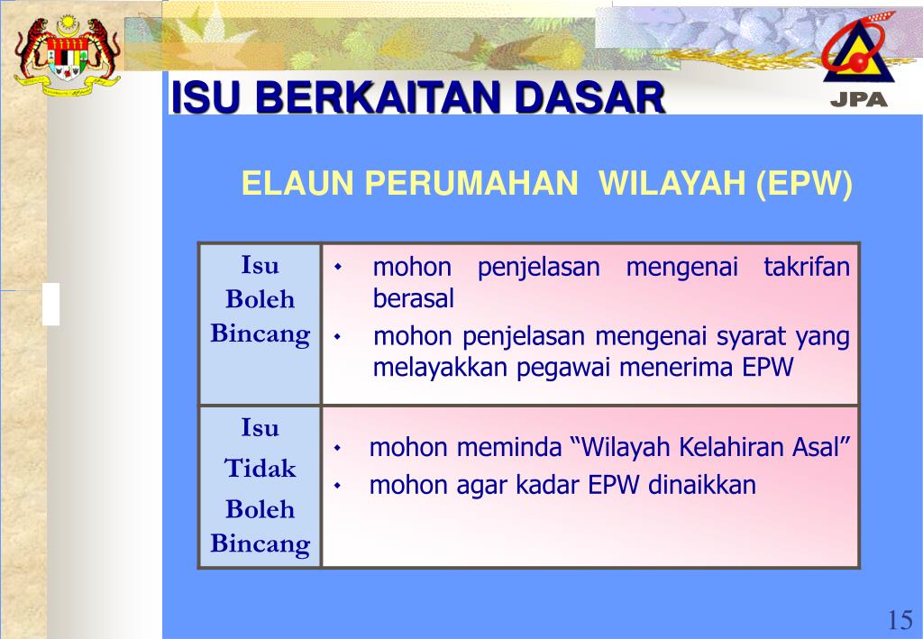 PPT - Oleh Bahagian Gaji & Elaun Jabatan Perkhidmatan Awam PowerPoint ...