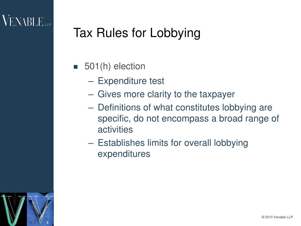 PPT - Lobbying for Your Agency: Avoiding the Tax and Legal Pitfalls ...