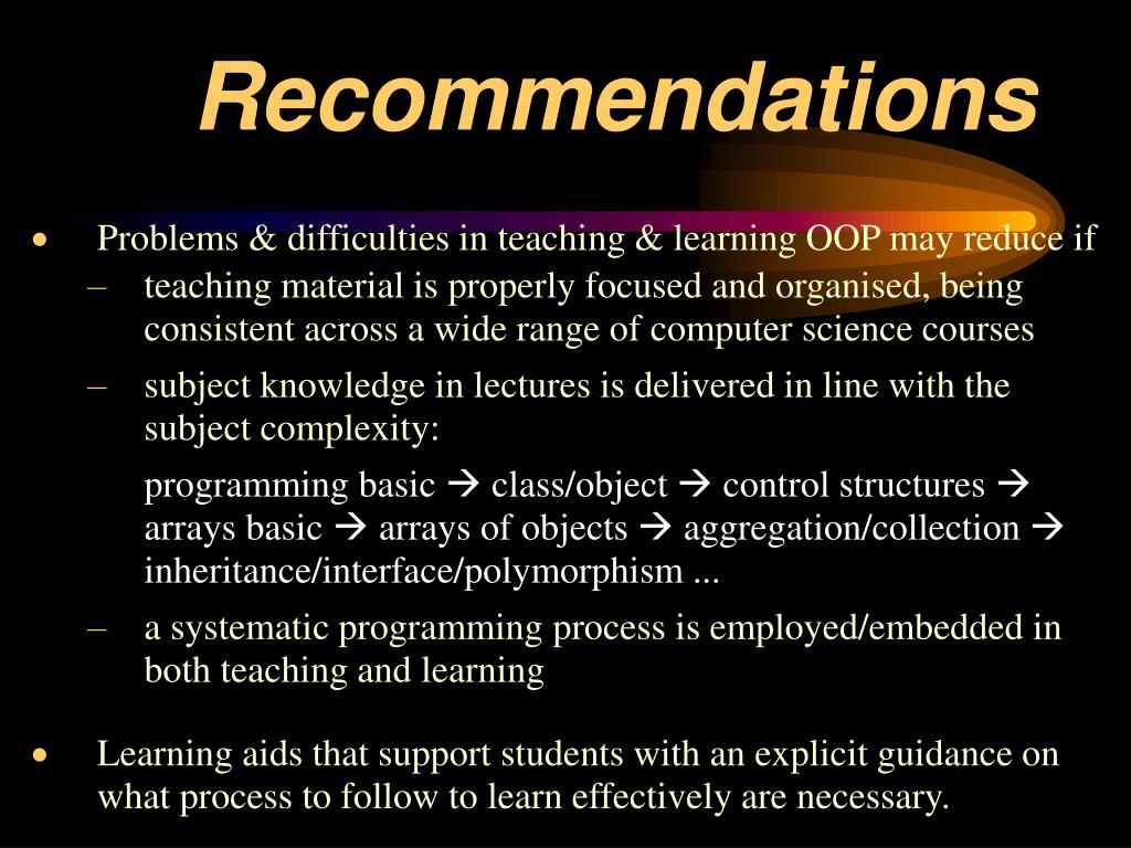 Ppt Visual Material And Learning Aids In Teaching Object Oriented Programming Powerpoint