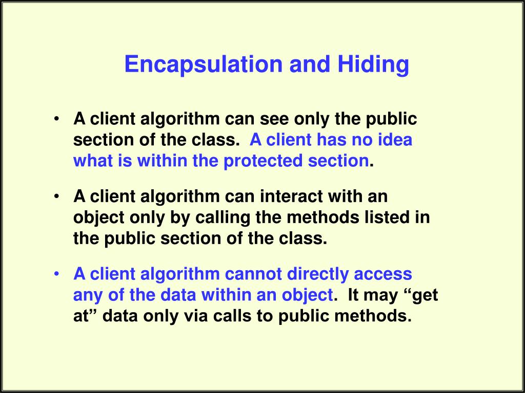 Ppt Introduction To Classes And Objects Initializing Objects Making Use Of Classes In 6432