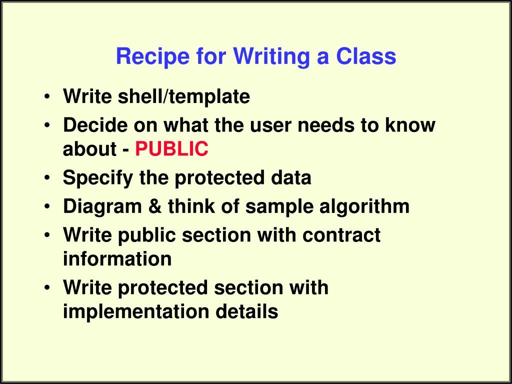 Ppt Introduction To Classes And Objects Initializing Objects Making Use Of Classes In 5369