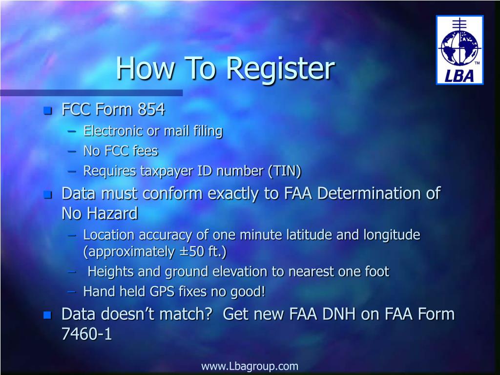 PPT - Tower Registration Compliance PowerPoint Presentation, free ...