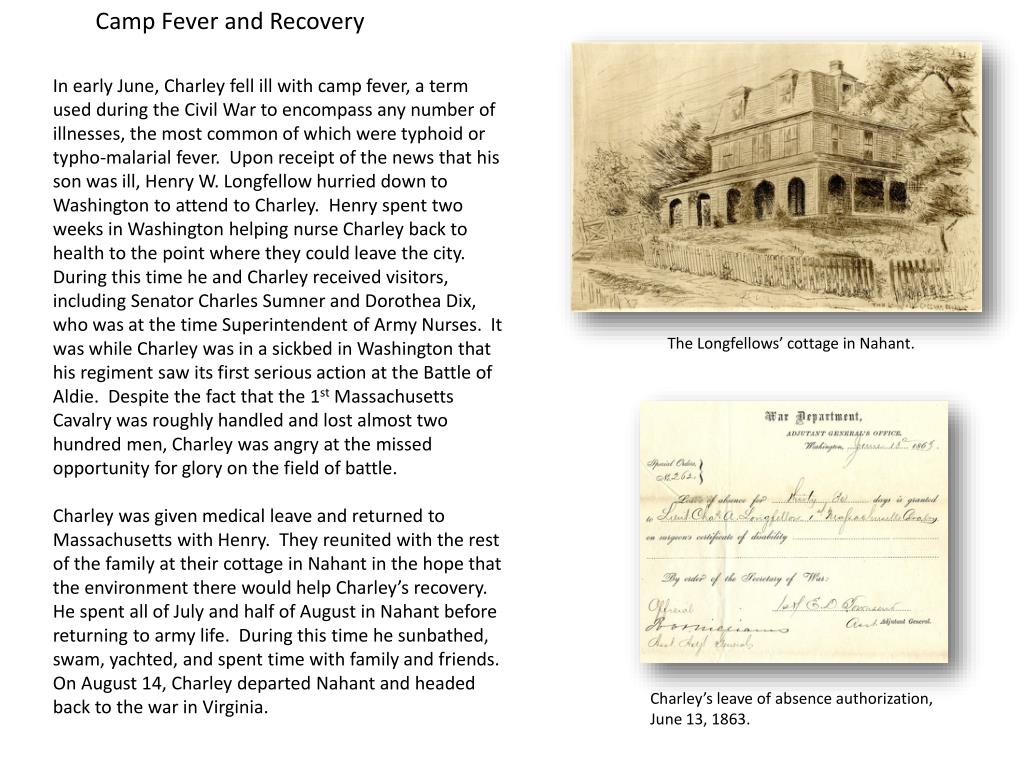 PPT - Charles A. Longfellow in the Civil War PowerPoint Presentation ...