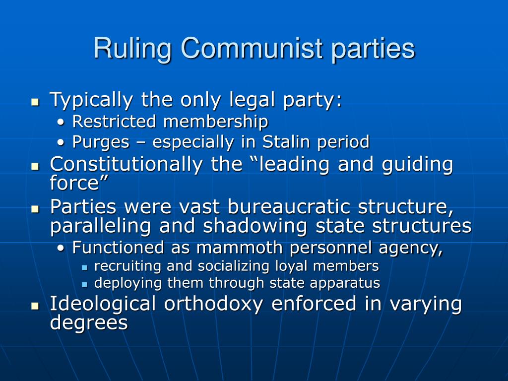 PPT - The Fall of Communism & the Political Transformation of Eastern ...