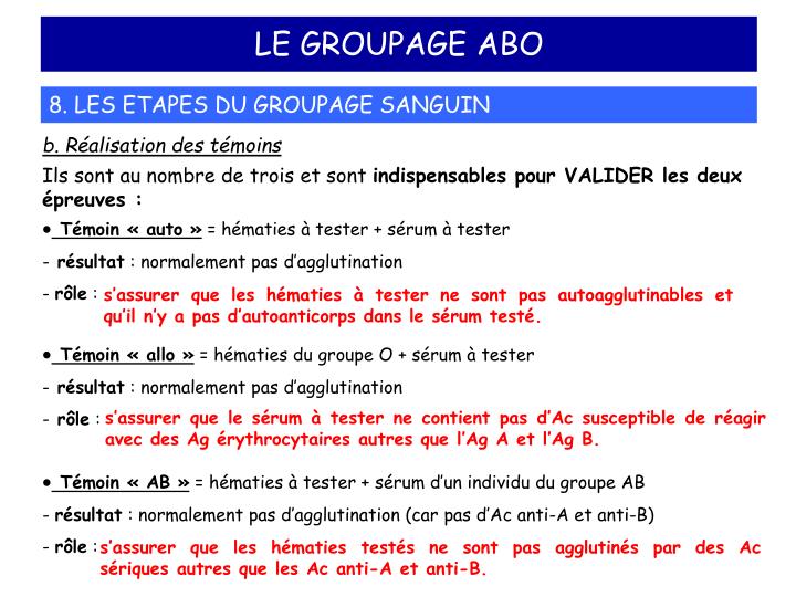 PPT - LE GROUPAGE ABO PowerPoint Presentation - ID:706173