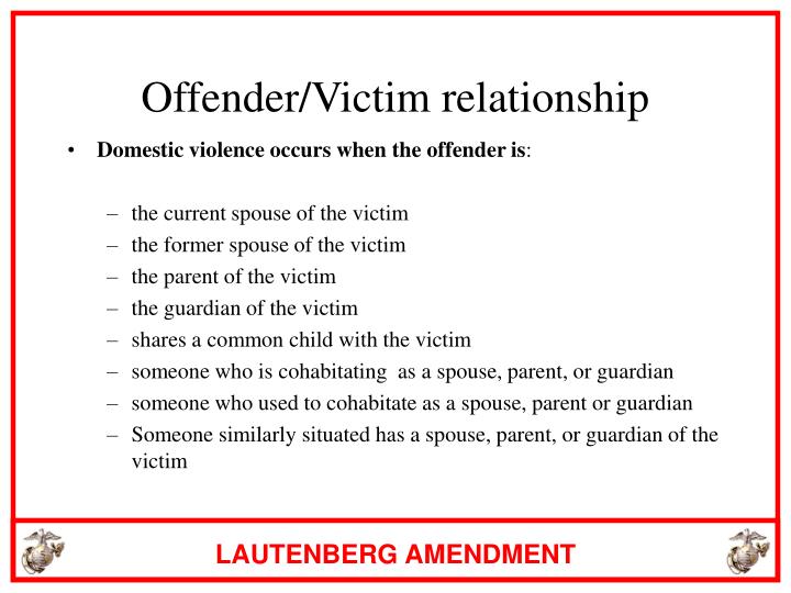 PPT - The Lautenberg Amendment PowerPoint Presentation - ID:7063