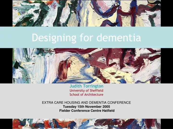 PPT - Designing for dementia PowerPoint Presentation, free download ...