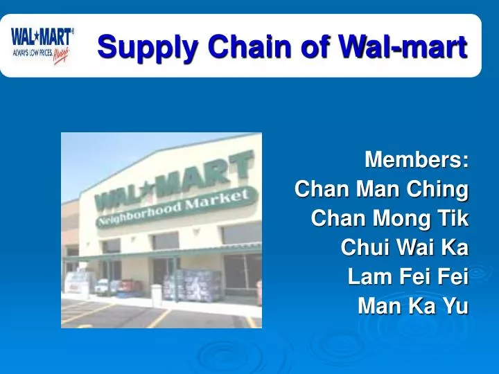PPT - Supply Chain of Wal-mart PowerPoint Presentation, free download ... PPT - Supply Chain of Wal-mart PowerPoint Presentation, free download ...