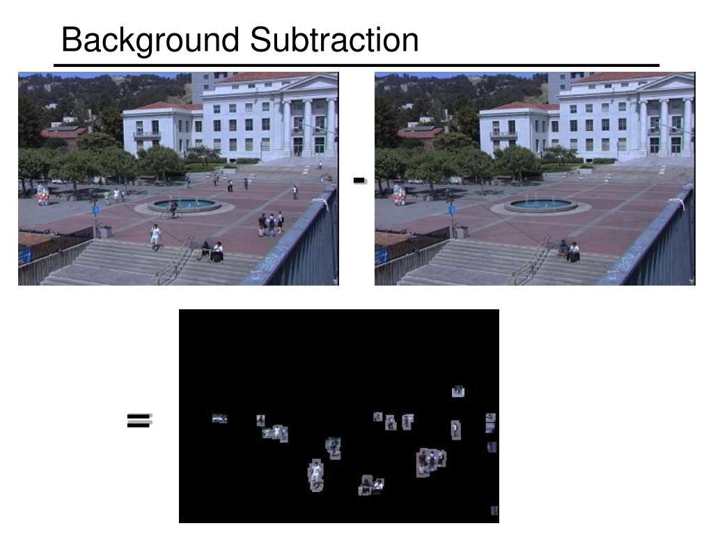 Ppt Background Subtraction And Matting Powerpoint Presentation Free