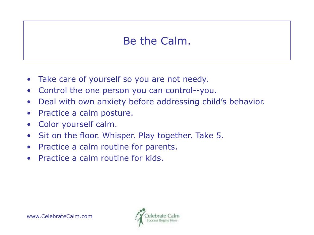 PPT - Calm Kids ™ Parenting Tools Creating Stress-Free Homes for ...