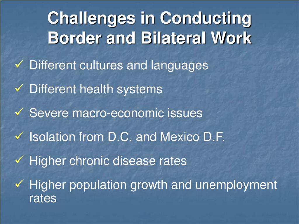 PPT - Promoting Health on the U.S.-Mexico Border: Challenges and ...