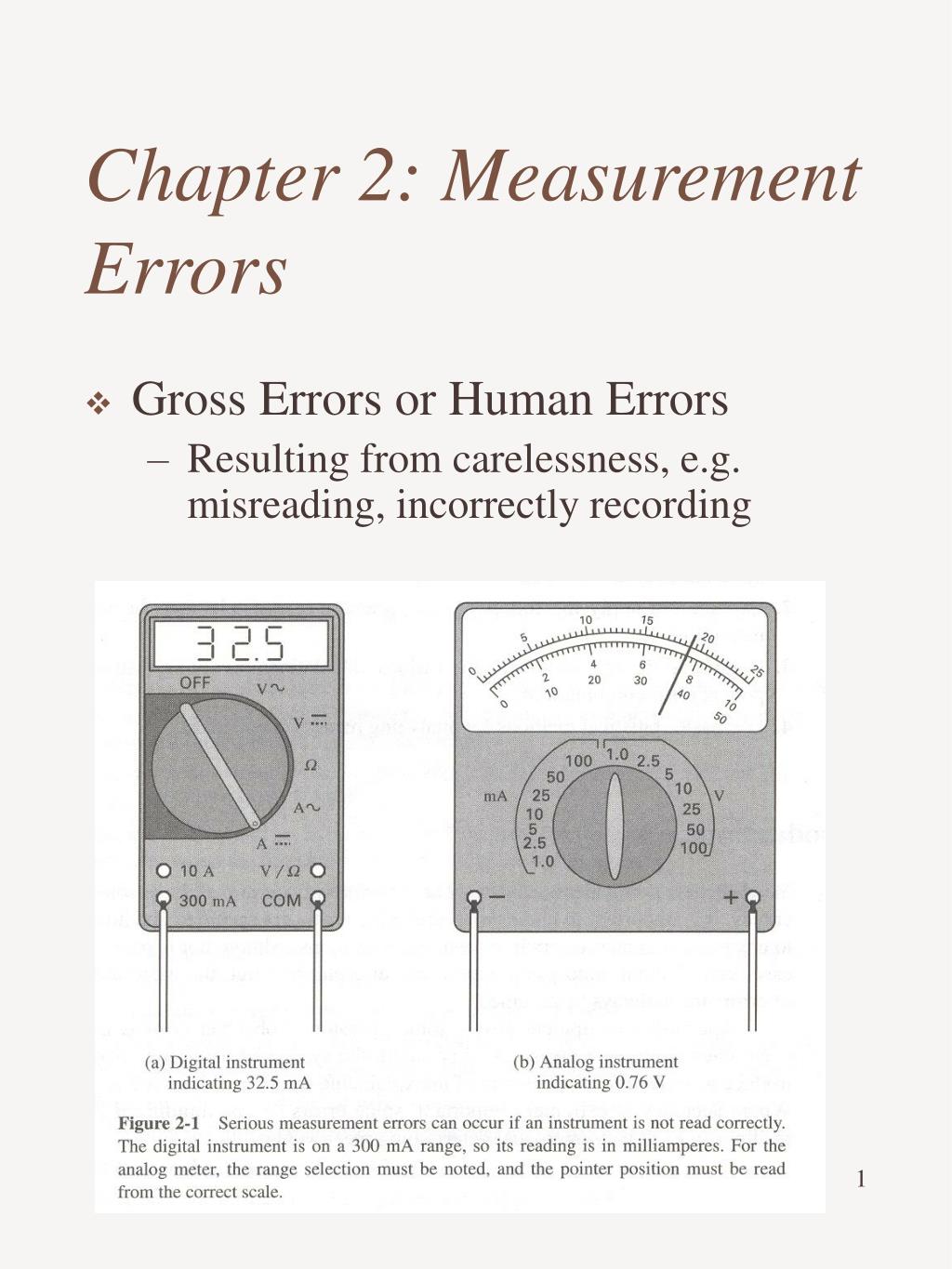 PPT - Chapter 2: Measurement Errors PowerPoint Presentation, free ... PPT - Chapter 2: Measurement Errors PowerPoint Presentation, free ...