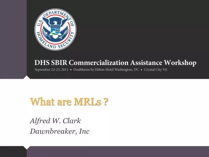 PPT - What are MRLs ? PowerPoint Presentation, free download - ID:712832