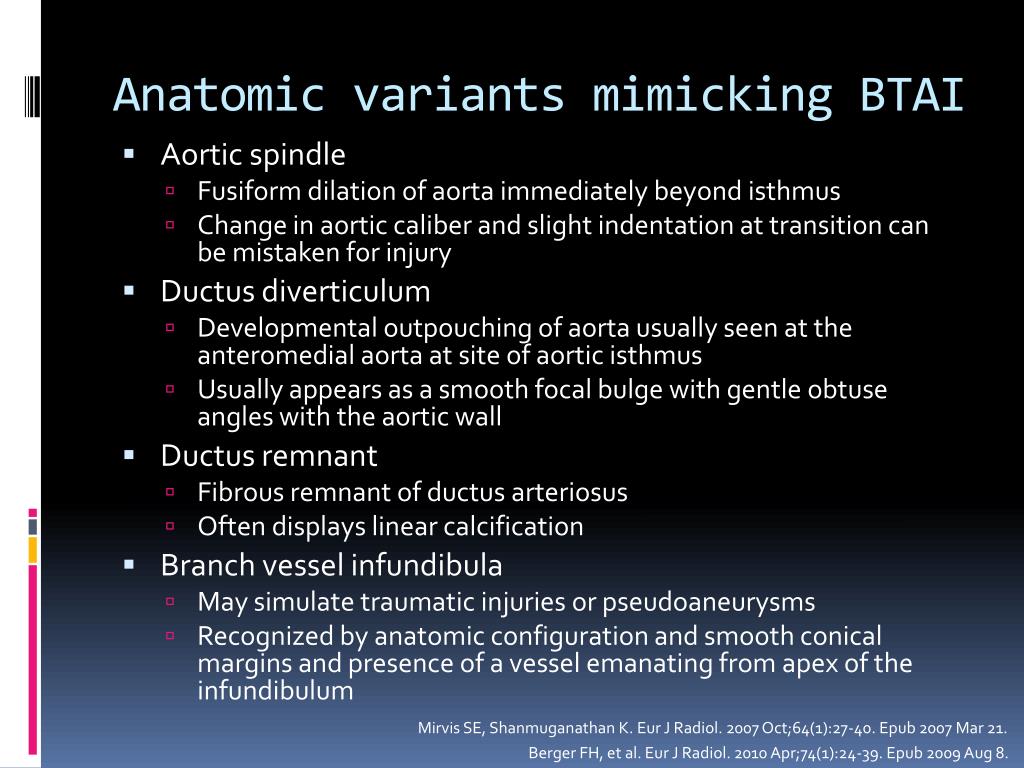 PPT - MDCT & MRI Pictorial Review of Blunt Traumatic Aortic Injury ...