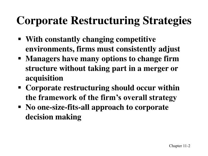 PPT - Corporate Restructuring and Divestitures PowerPoint Presentation ...