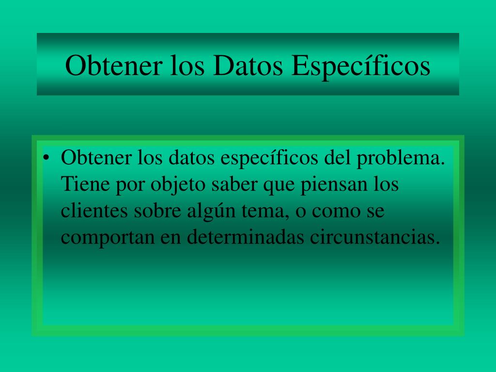PPT - El Método Científico y la Investigación de Mercado PowerPoint ...