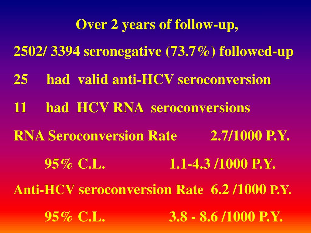PPT - Epidemiology , Prevention and Control programs of Hepatitis C in ...