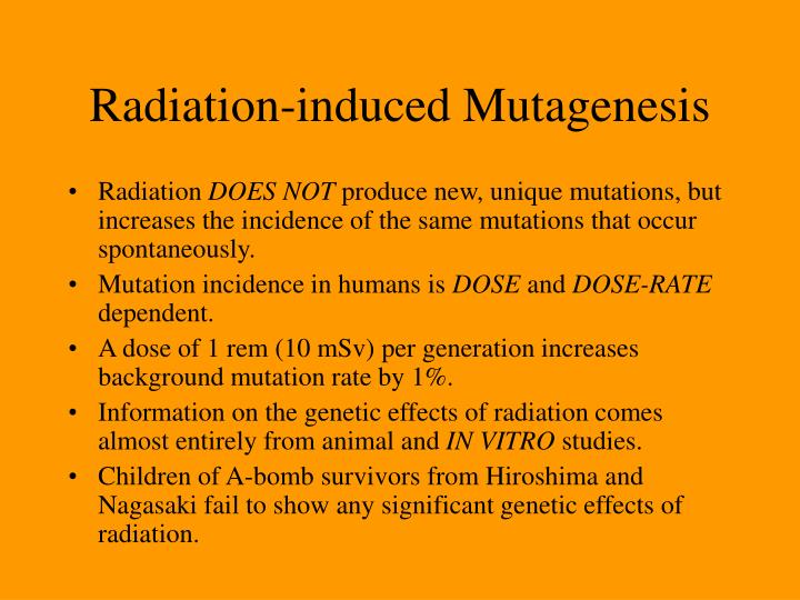 PPT - Studies of impact of ionizing radiation on the human body ...
