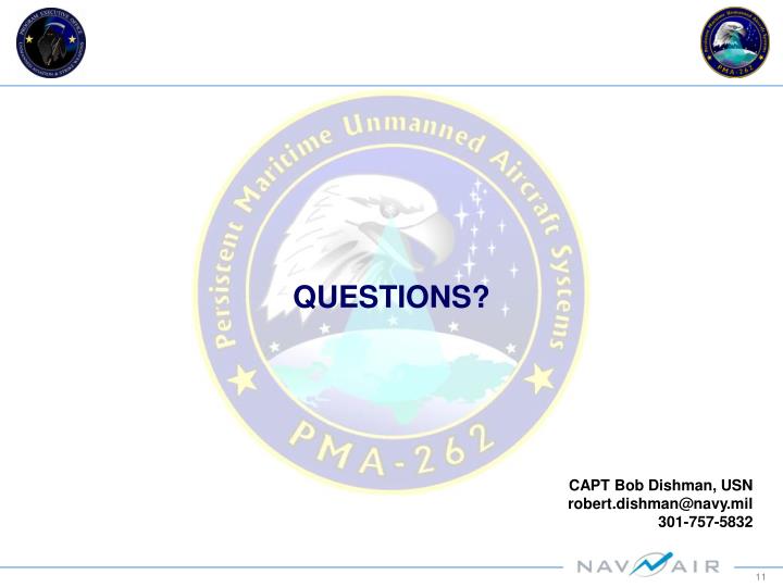 PPT - CAPT Bob Dishman Program Manager, PMA-262 PowerPoint Presentation ...