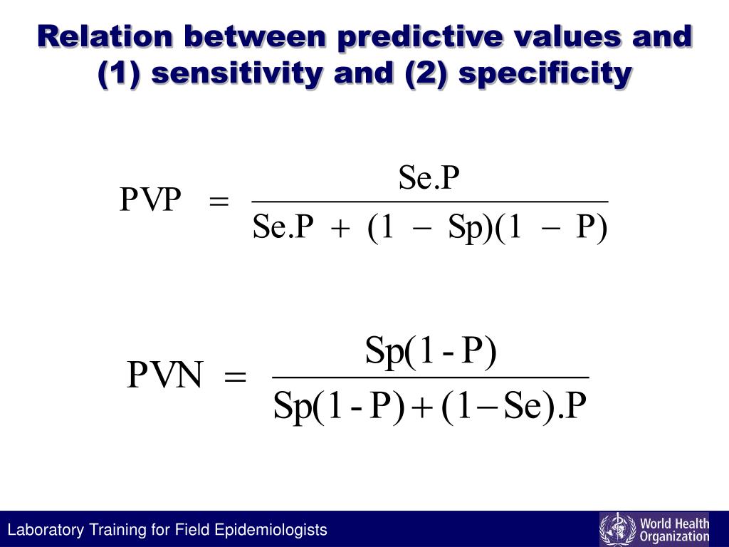 PPT - Sensitivity and specificity Predictive values positive and ... PPT - Sensitivity and specificity Predictive values positive and ...