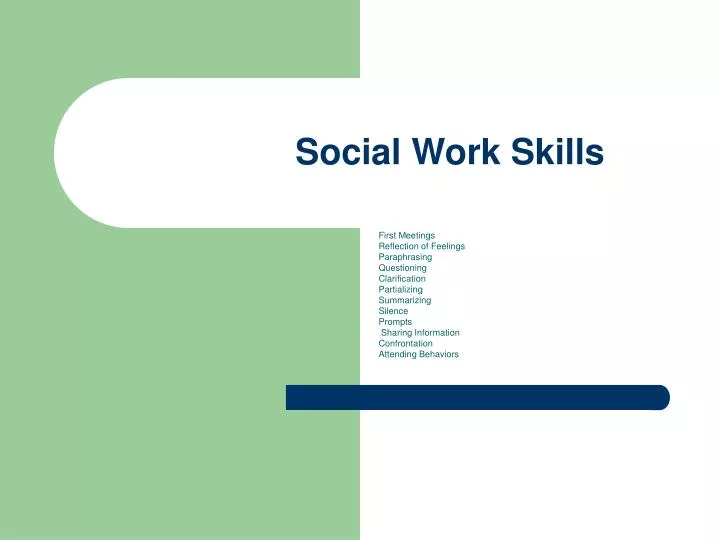 PPT - Social Work Skills PowerPoint Presentation, free download - ID:721390