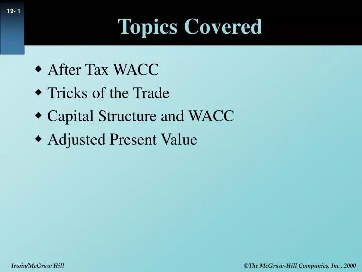 PPT - Topics Covered PowerPoint Presentation, free download - ID:722515